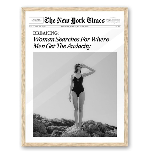 New York Times | Art | New York Times 3 Set Newspaper Art Canvas Black ...